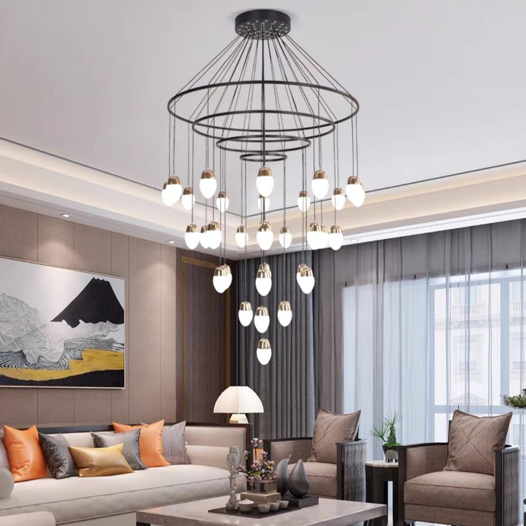 Extra Large Post-Modern Multi-tier Chandelier for High-ceiling Room/St
