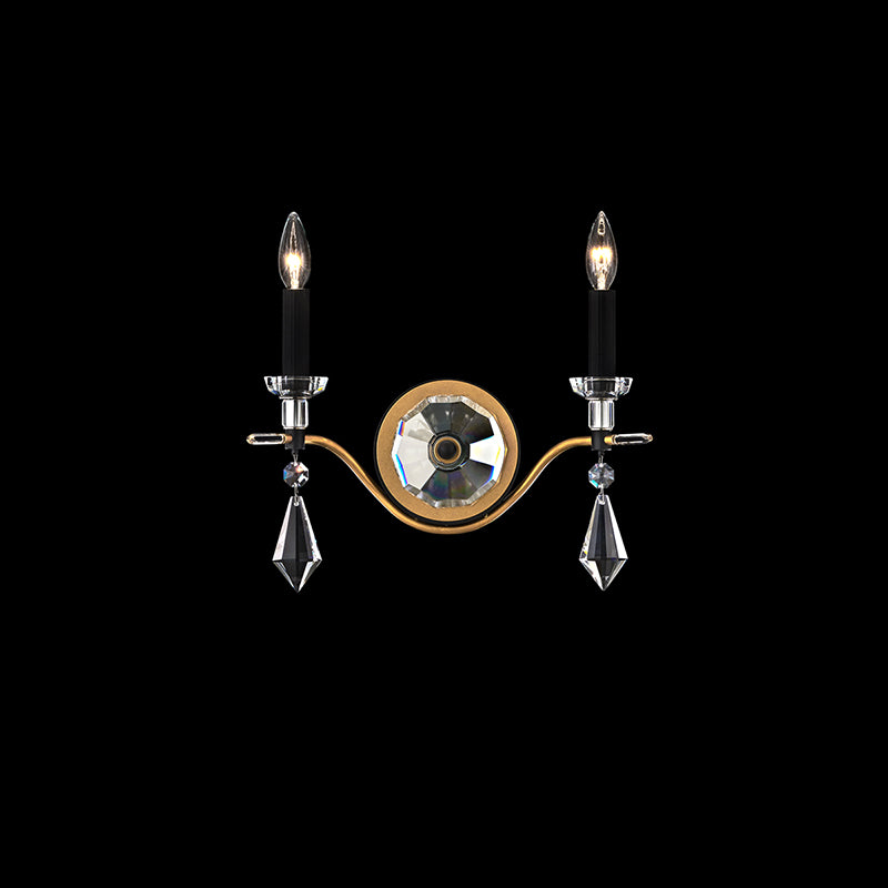 MOMO Crystal Chandelier S5602 Tempest 2-lt 16" Wall Sconce